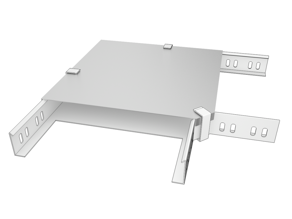 90º Horizontal Bend Cover - Cable Tray With Return Flanged - Cable ...