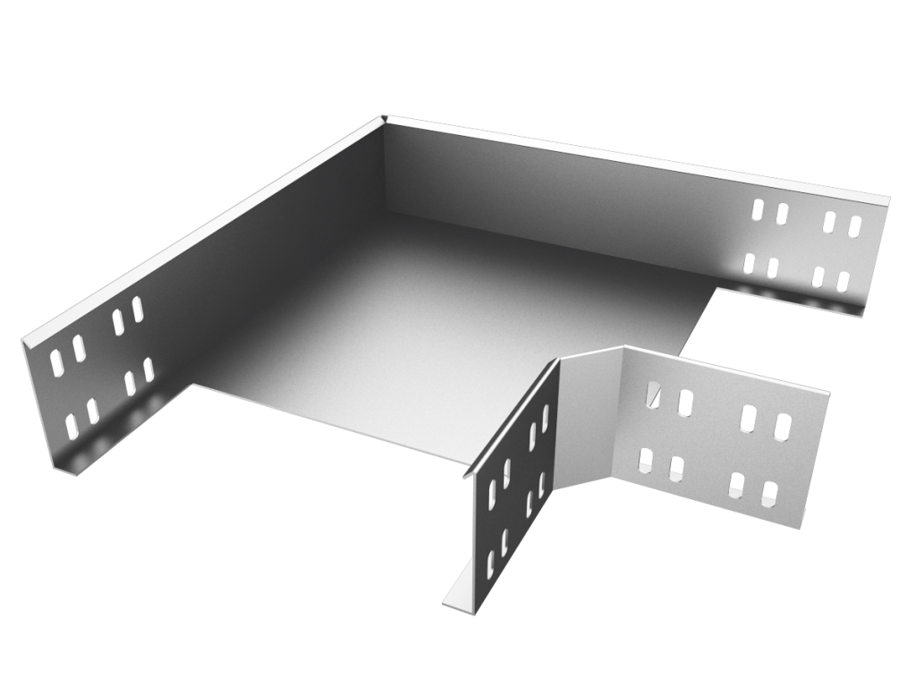 90º Horizontal Bend H:100 - Cable Tray With Return Flanged - Cable ...