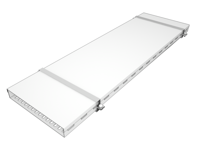 Cover Clamp - Cable Tray With Return Flanged - Cable Management System ...