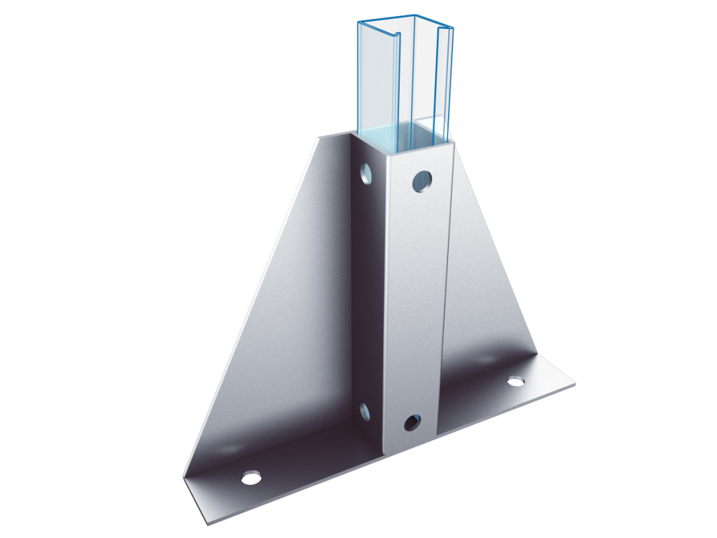 Channel Single Base for 41×41 - C Support - Cable Management System ...