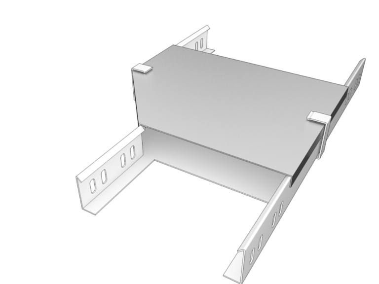 Left Reducer Cover - Cable Tray With Return Flanged